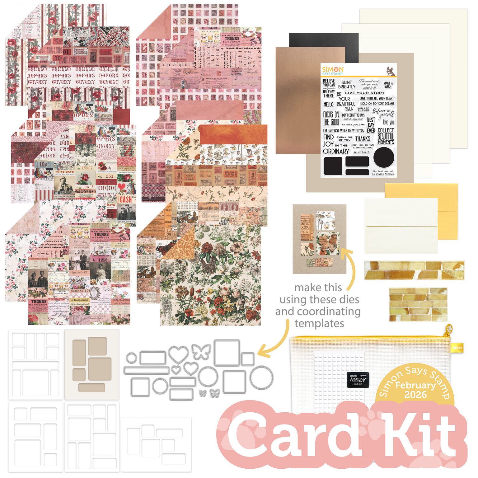 Card Kit Reveal and Inspiration: Be Your Beautiful Self