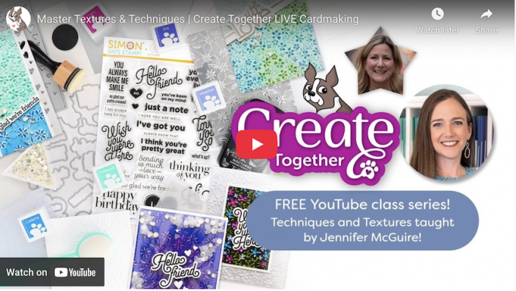 Our Create Together Techniques and Textures Class with Jennifer McGuire ...